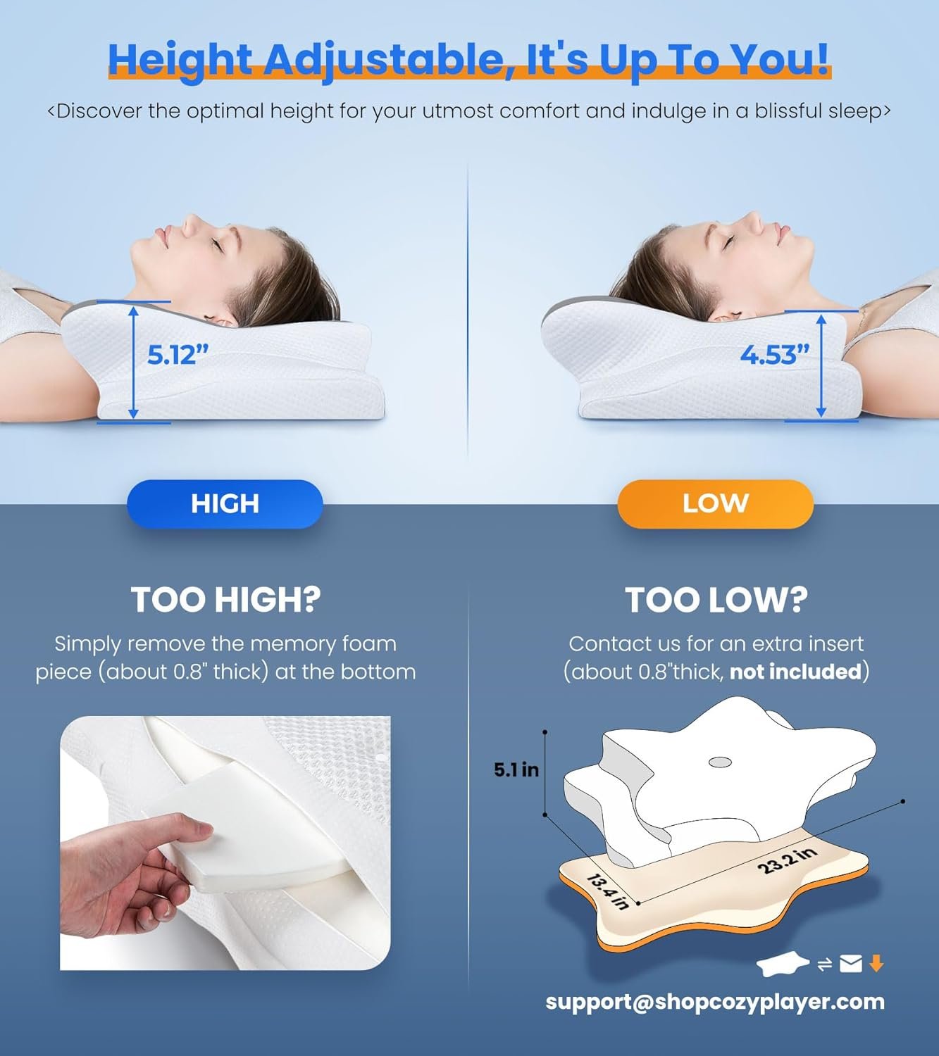 Pillow - The Ultimate Ergonomic Pillow for Perfect Sleep